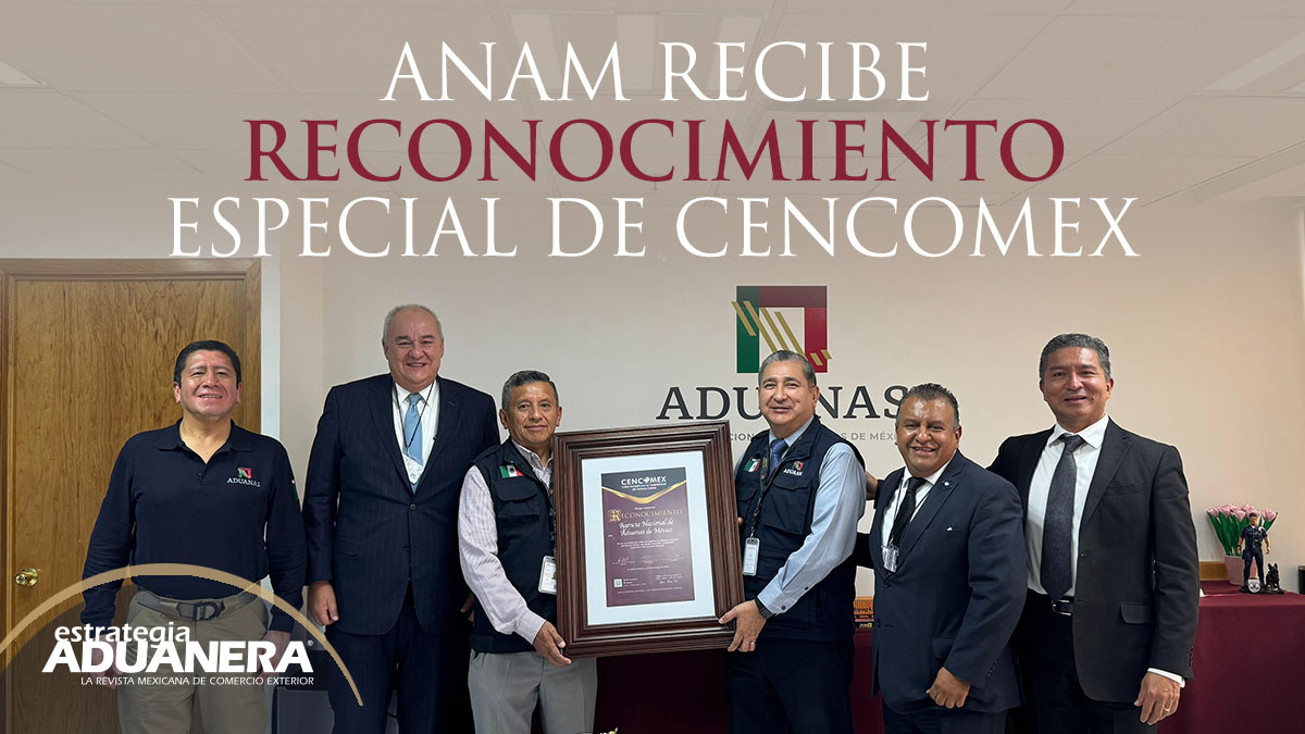 ANAM recibe reconocimiento especial de CENCOMEX – Estrategia Aduanera